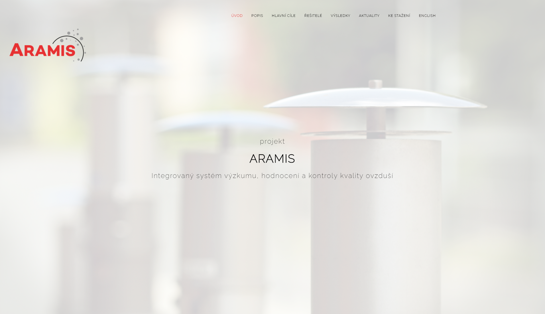 ARAMIS - Integrovaný systém výzkumu, hodnocení a kontroly kvality ovzduší